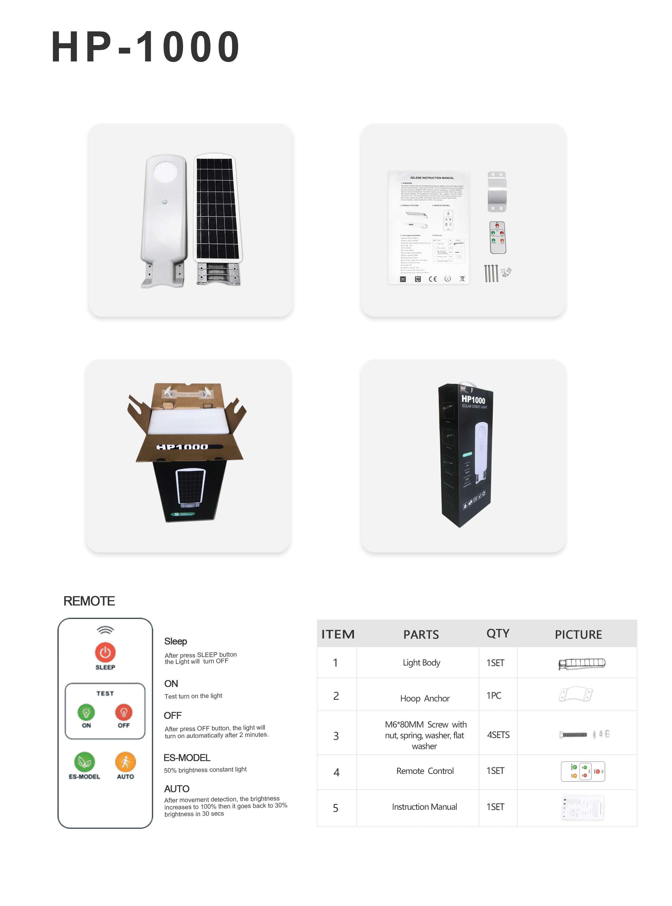 HP-1000 Solar Street Light – The Off-Grid Shop