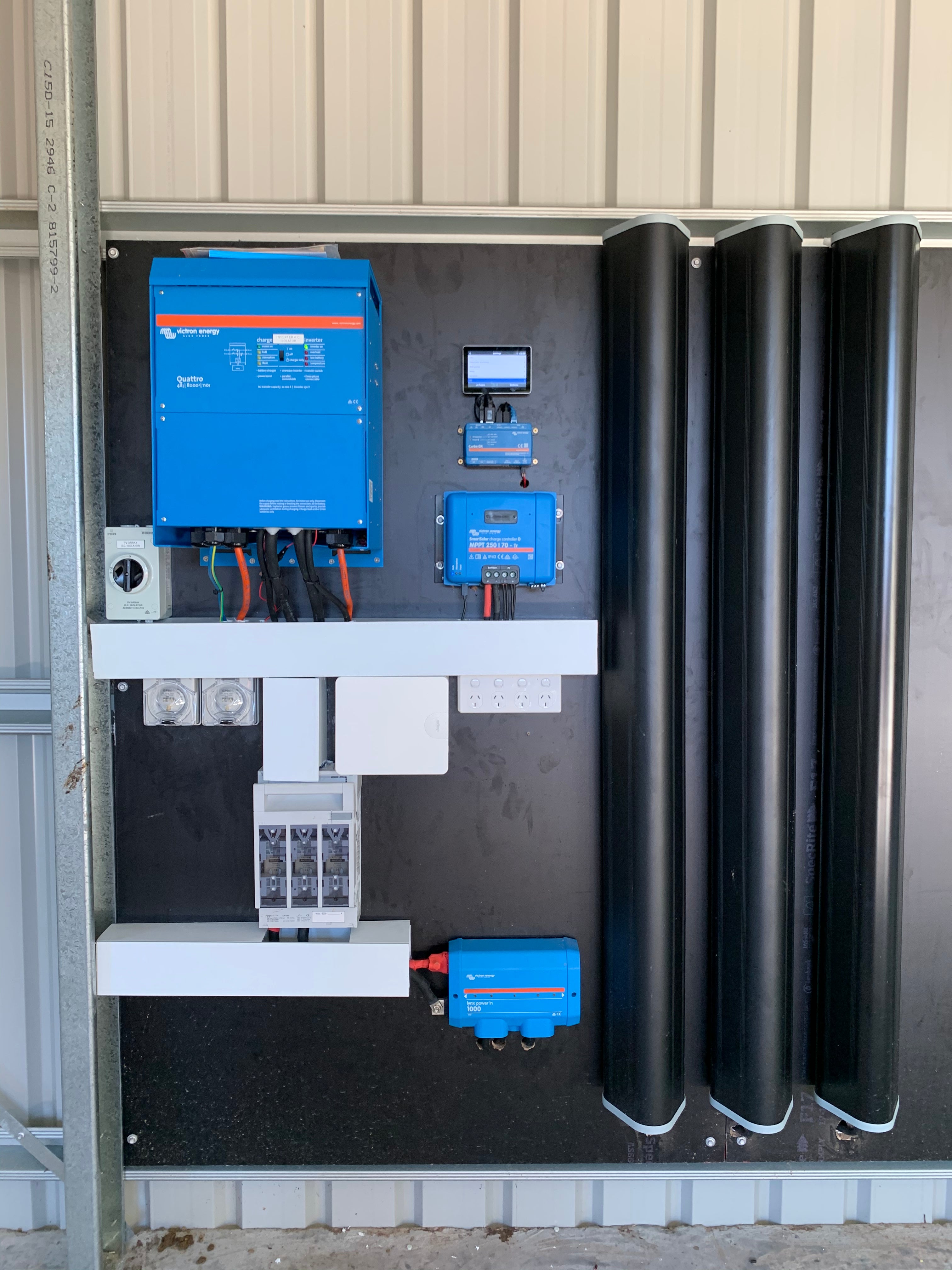 Premium Off-Grid System | "The Mac-Daddy" | 15kVA Quattro | 35kWH Batt ...